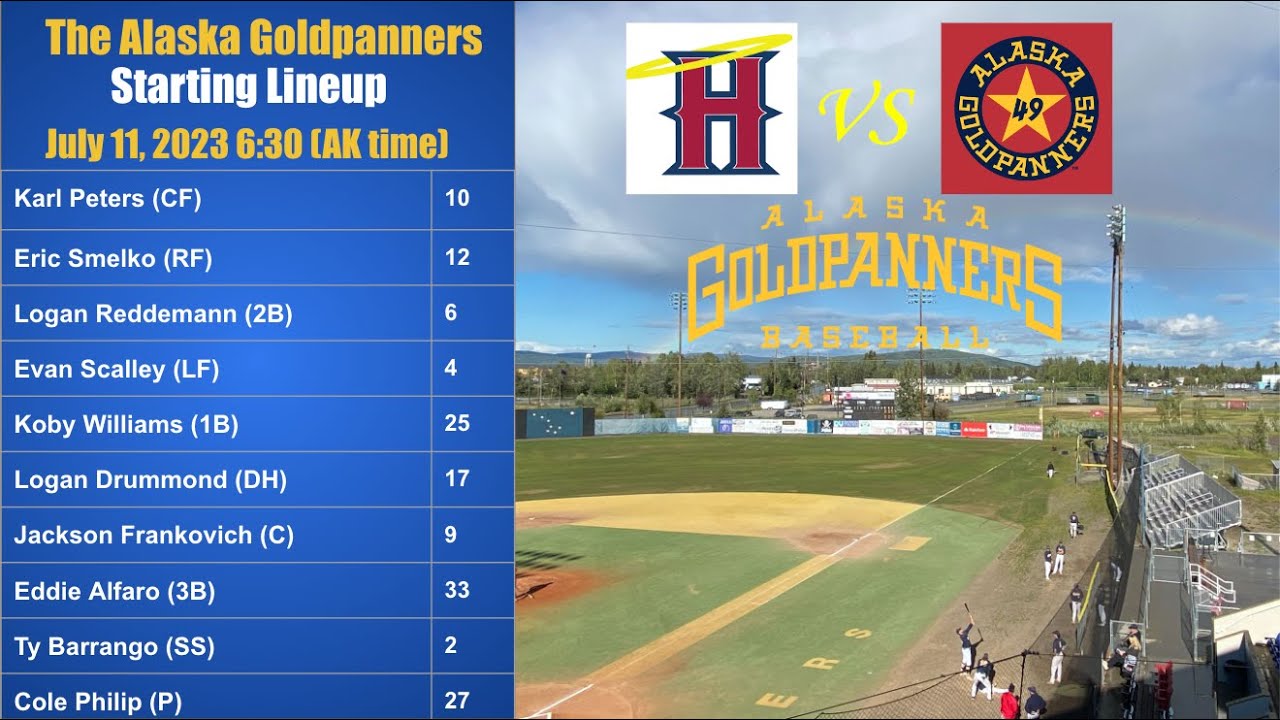 PannerVision Presents: Alaska Goldpanners vs California Halos 7-11-23 ...