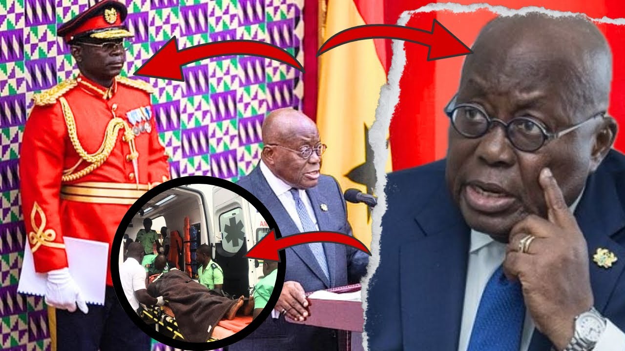 "Shocking Moment: President's Bodyguard Collapses During Akufo-Addo's ...
