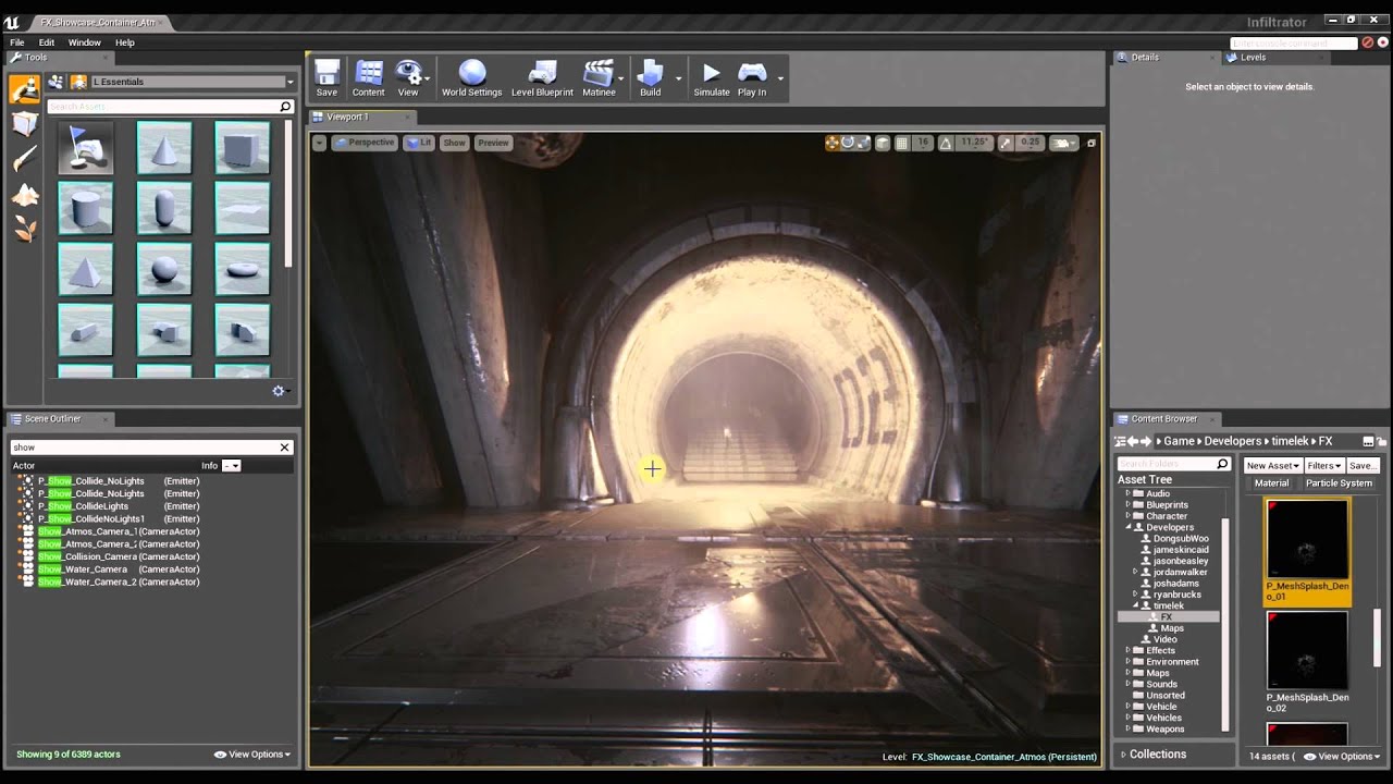 Inside Unreal VFX in the Infiltrator Demo (part 2) trailer - YouTube