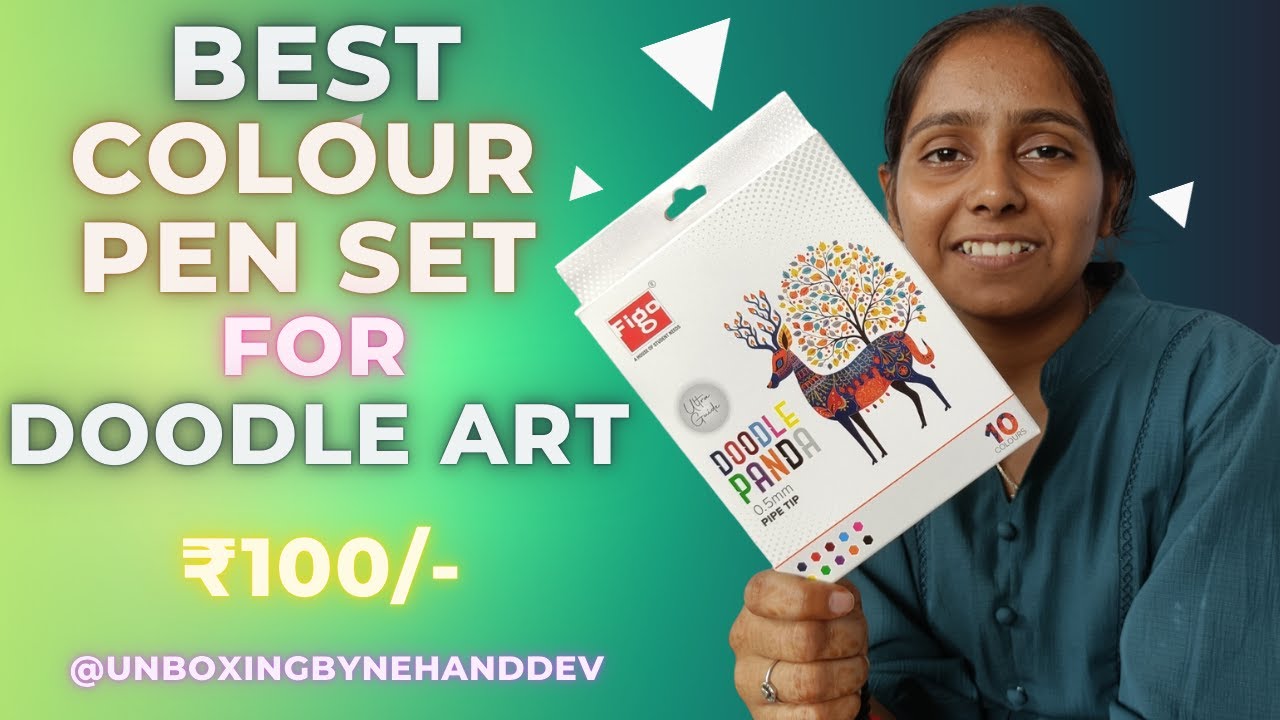 What Happens When You Use Figo Doodle Panda Colour Pen Set? - YouTube
