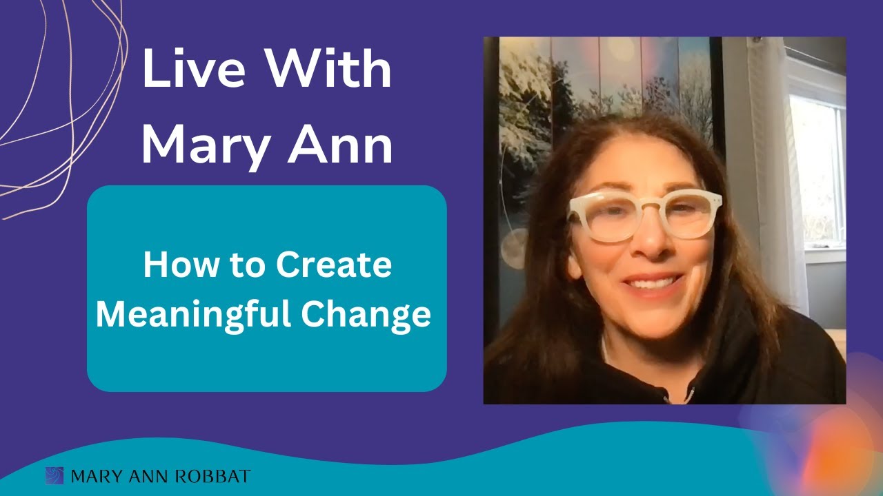 FB Live - How to Create Meaningful Change - YouTube