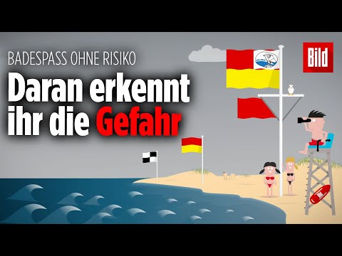 Das müsst ihr beachten, wenn ihr im Meer baden geht