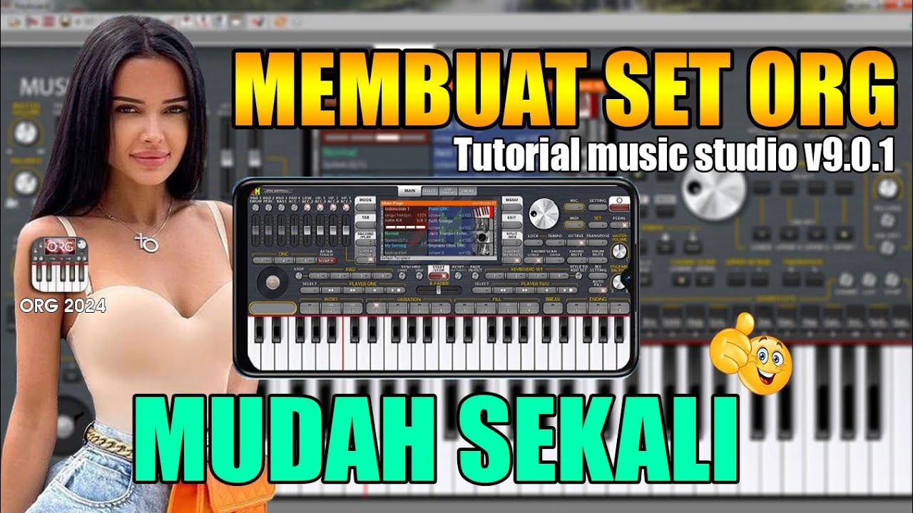 BEGINI MEMBUAT SET ORG DARI NOL MUDAH DI PAHAMI MUSIC STUDIO v9.0.1 ...