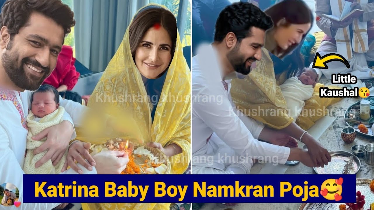 Baby Kaushal's Namkaran 🎉|Katrina Kaif Joyfully Celebrate Namkaran Poja ...