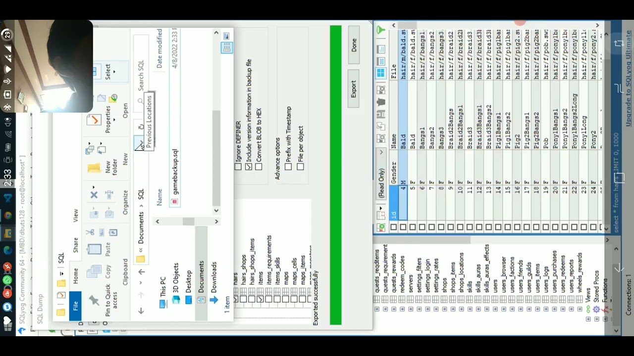 Backup/Restore Database Dengan SQLyog - YouTube