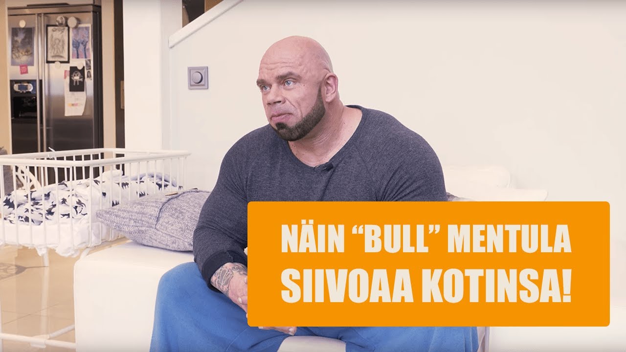 Näin Jari ”Bull” Mentula siivoaa kotinsa - YouTube