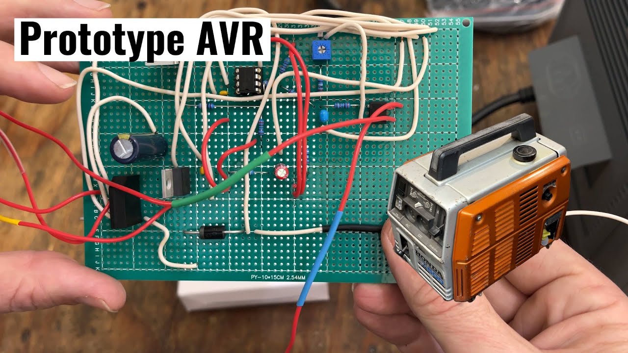 Building an Obsolete Prototype AVR Replacement for a Honda EM500 - YouTube