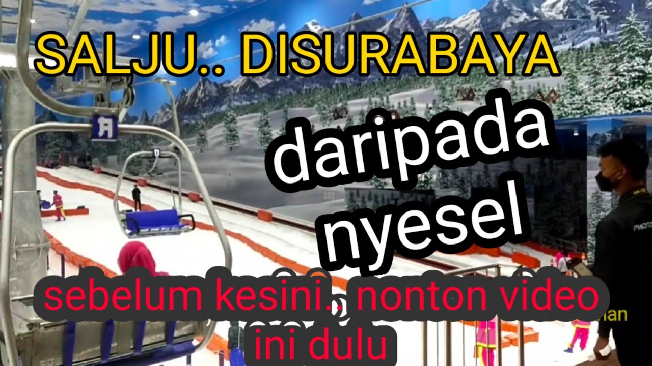 serunya hujan salju di TRANSMART MALL TRANS SNOW WORLD TRANS ICON ...