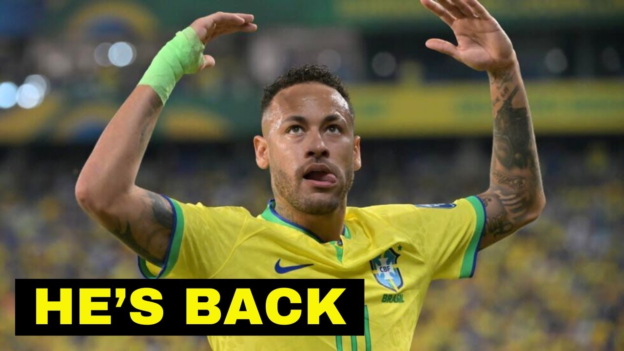 Neymar Jr Returns To Brazil After 17 Months - YouTube