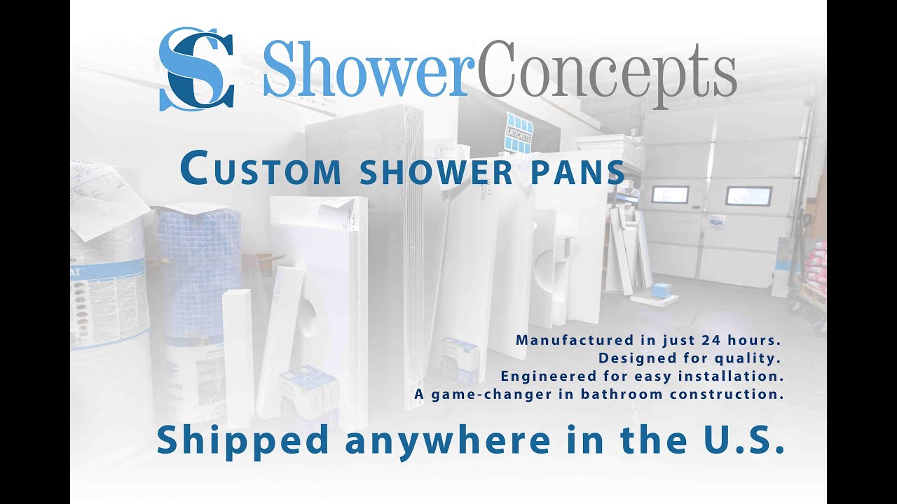 Custom Shower Pans by Shower Concepts – The Smarter, Faster, Stronger ...