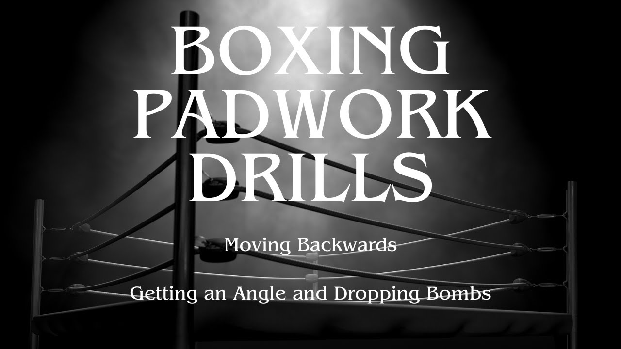Boxing Padwork. Backwards slipping and angles - YouTube