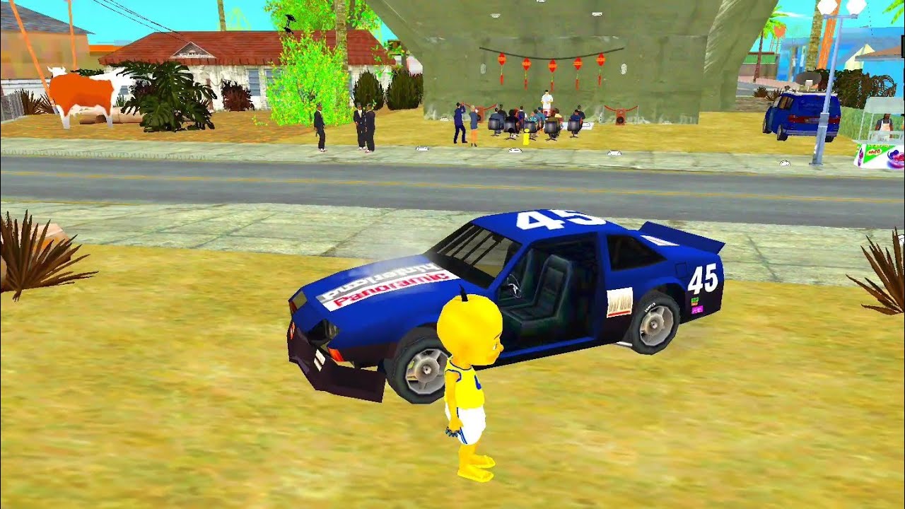 Misi Upin menghancurkan Mobil balap Rusak 🤣 Yuguin Game - YouTube