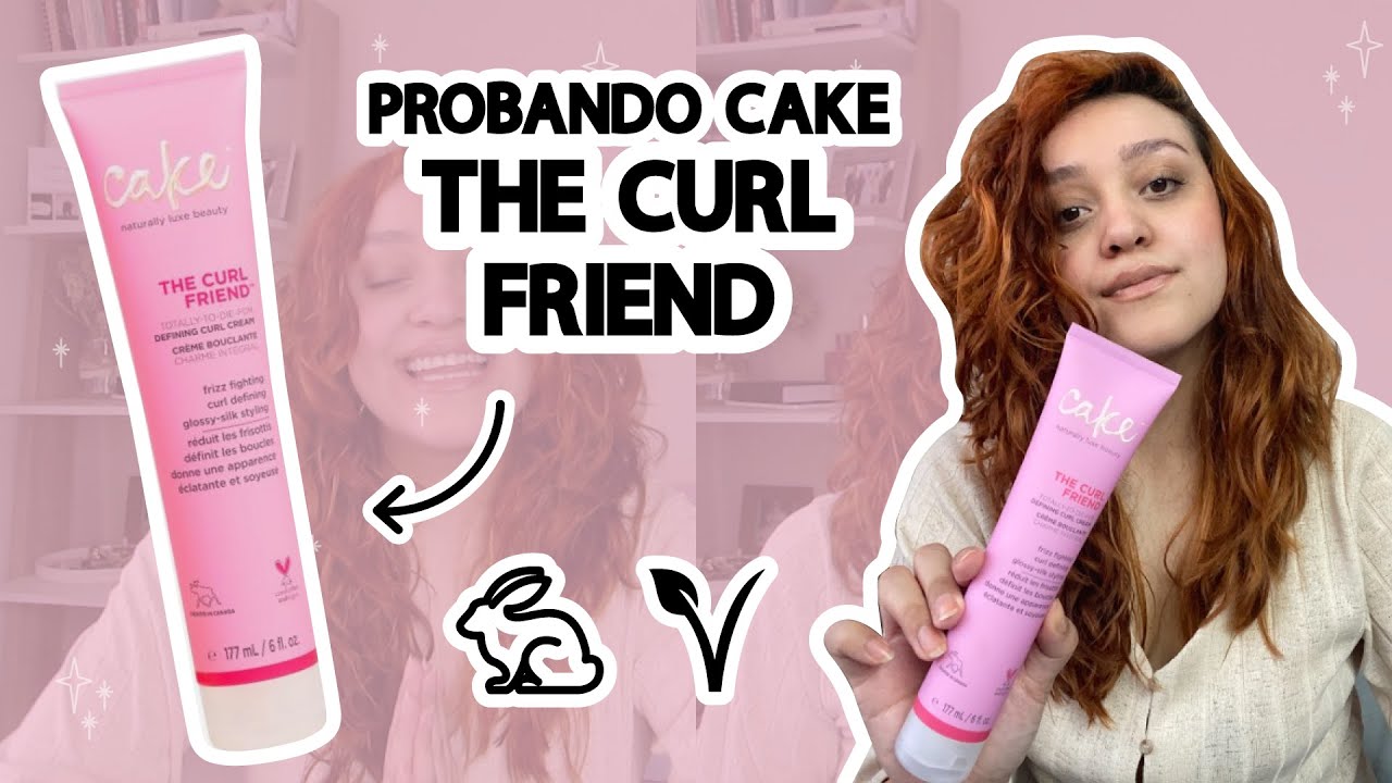 PROBANDO CAKE THE CURL FRIEND🌸 | Crema de peinar Vegana y Libre de ...