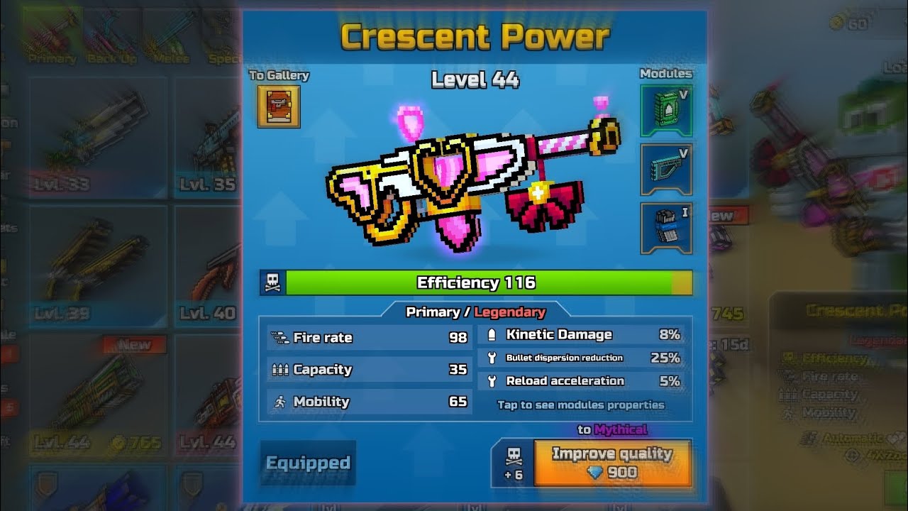 PIXEL GUN 3D.... (Crescent Power Review) - YouTube