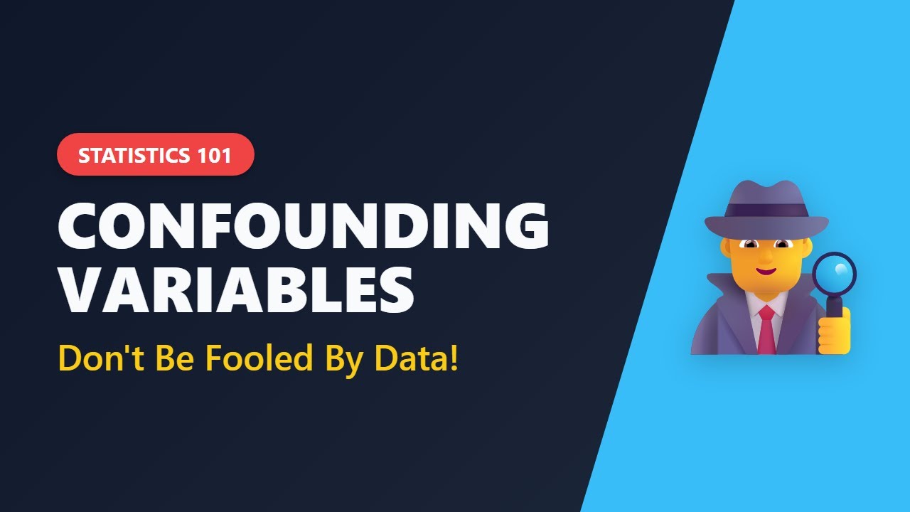 Confounding Variables Explained: Why Correlation is NOT Causation - YouTube