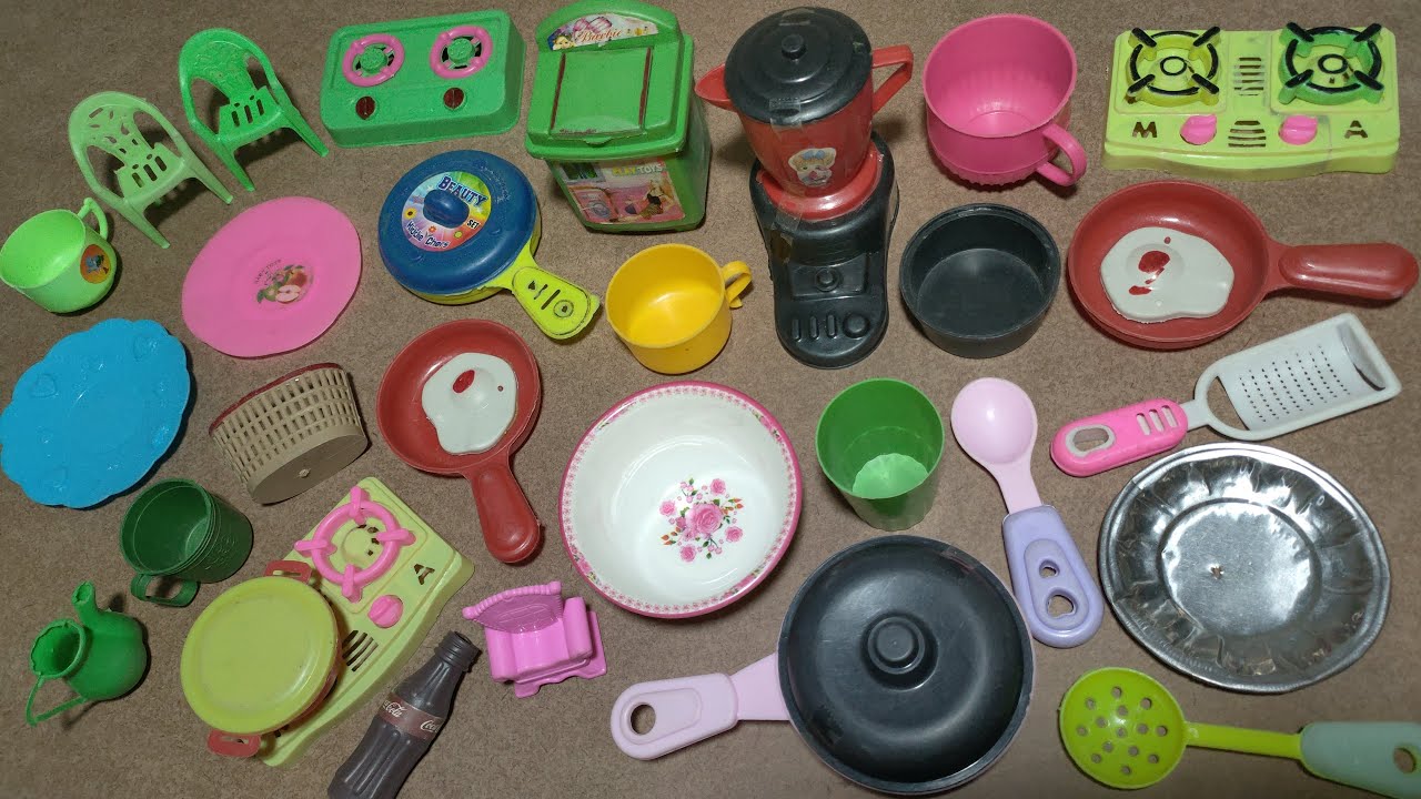 unboxing cute fancy cooking set collection ASMR - YouTube