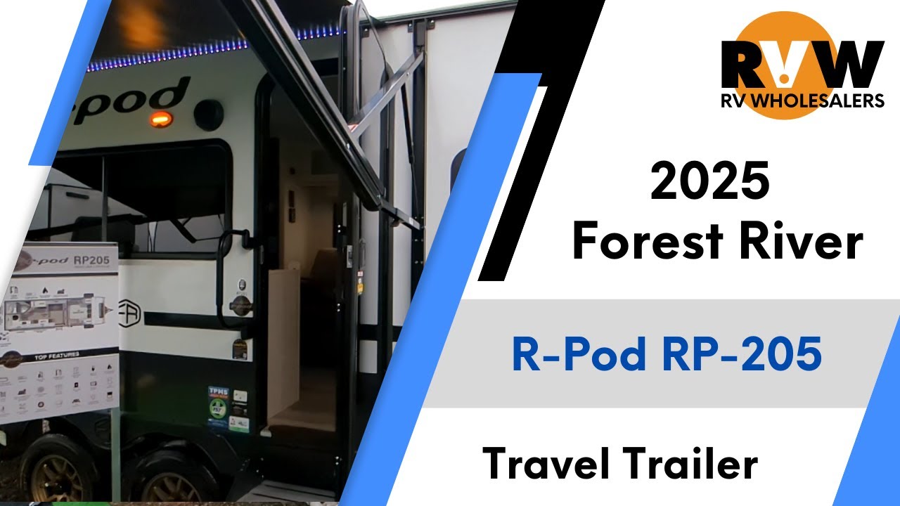 2025 R-Pod RP-205 Travel Trailer Flythrough - YouTube