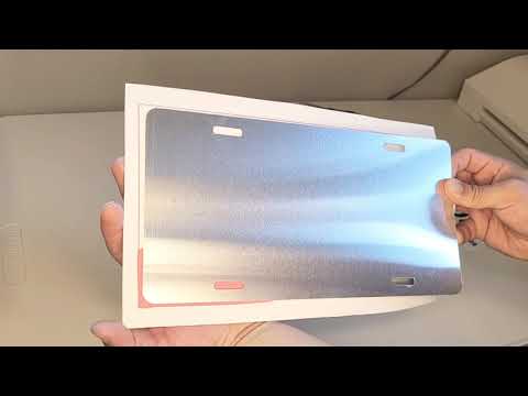 How to sublimate aluminum plates