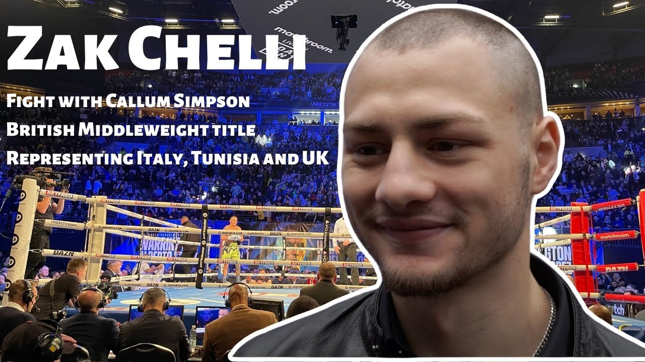Zak Chelli talks defending his British Middleweight title against ...
