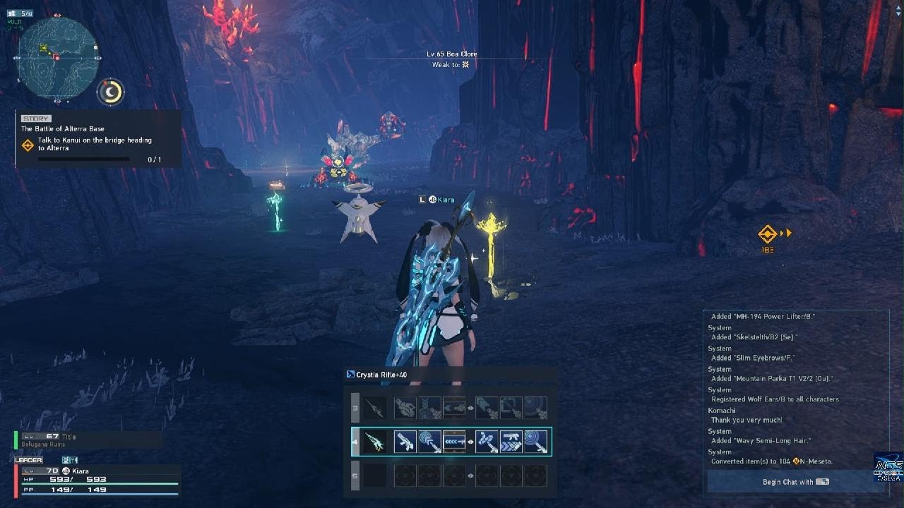 Phantasy Star Online 2 New Genesis_Vétéran Volt Lemnas - YouTube