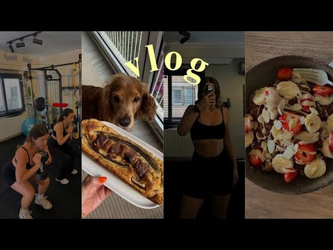vlog | kız kıza spor, banana bread tarifi, neler yedim