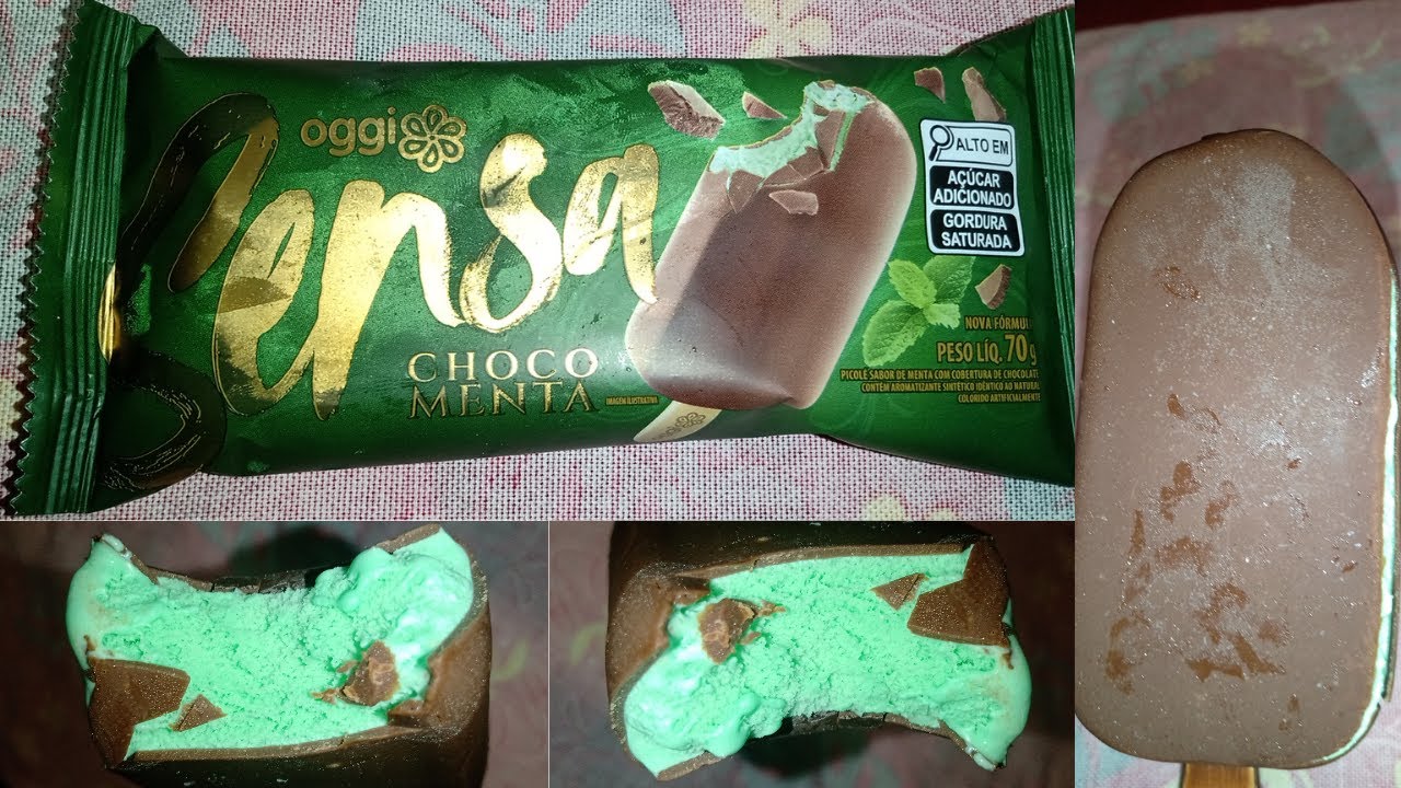 PICOLE OGGI SENSA CHOCO MENTA - YouTube