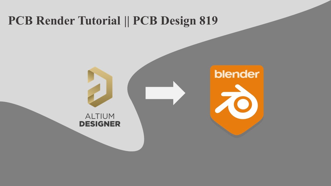 PCB Render Tutorial | Part1: Instructions for creating obj. files from ...
