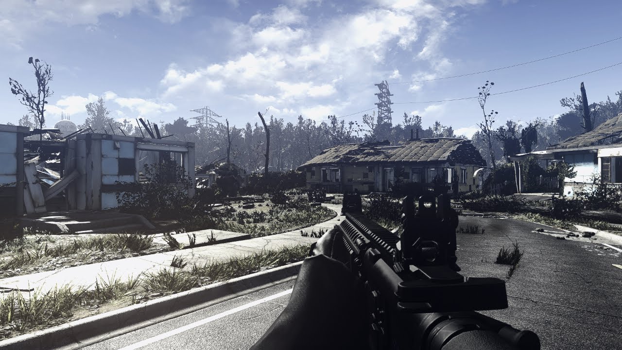 Fallout 4 Realism: Escape From Boston - YouTube