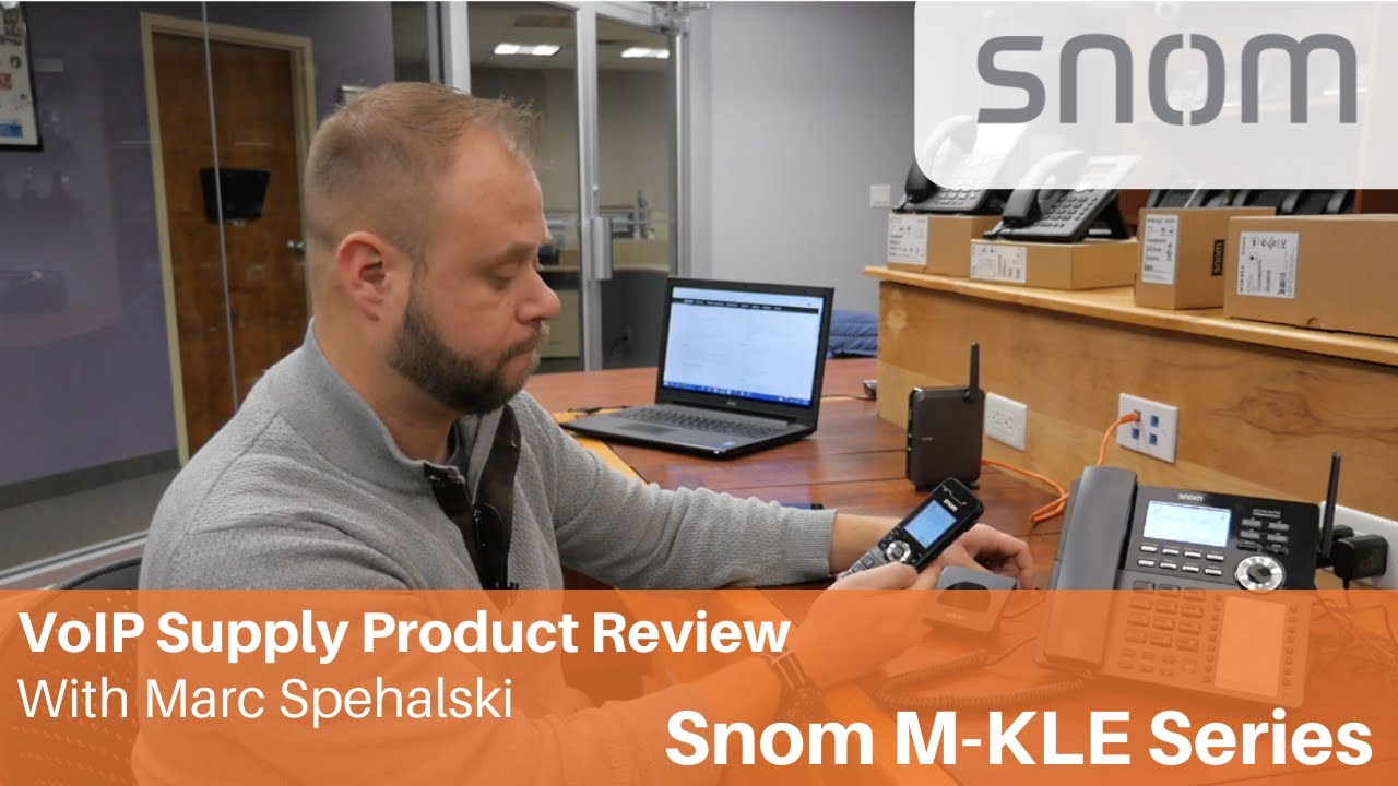 Snom M-KLE DECT Phone Series Review | VoIP Supply - YouTube