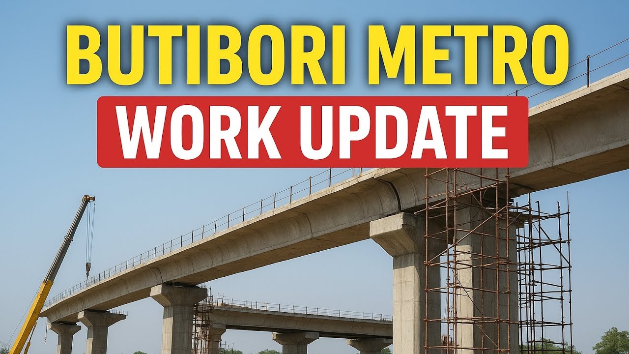 बुटीबोरी मेट्रो वर्क अपडेट | Butibori Metro Work Update 2025 - YouTube