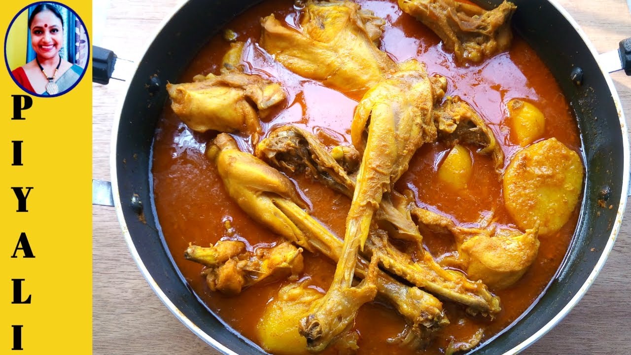 আলু দিয়ে দেশি মুরগির পাতলা ঝোল//Alu Diye Deshi Murgir Patla Jhol ...