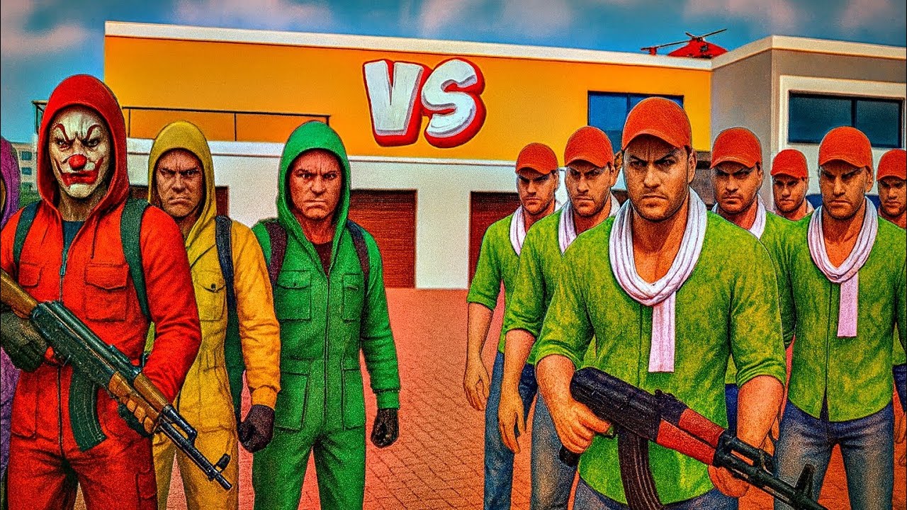 Red Criminal Gang Vs Jack Gang Fight 💥😰 Indian Theft Auto Simulator ⚡💥 ...