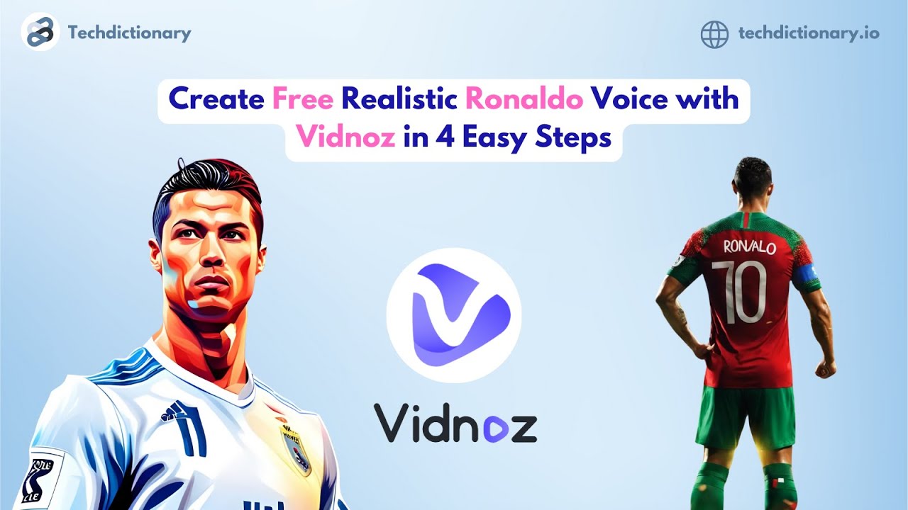 Create Free Realistic Ronaldo Voice with Vidnoz in 4 Easy Steps - YouTube