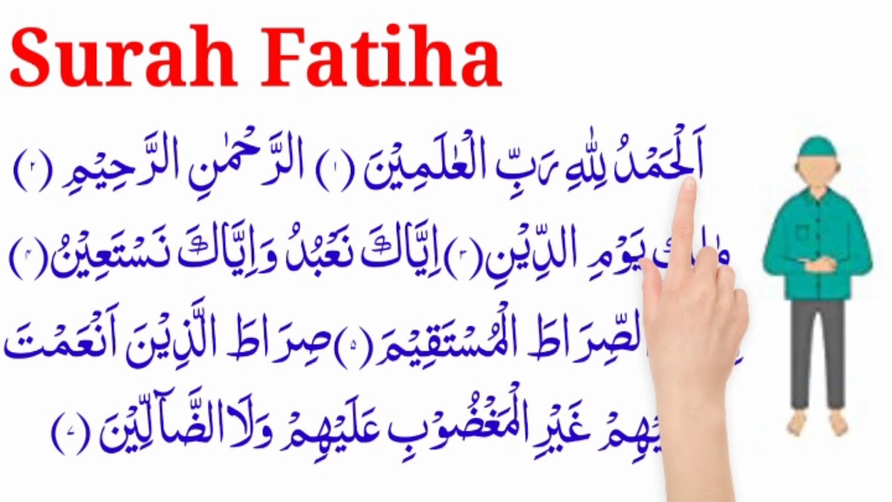 Surah Fatiha HD surah al fatiha with urdu translation full arabic text
