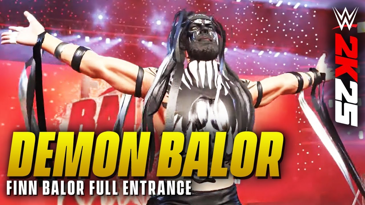 WWE 2K25: Demon Finn Balor - Official Entrance (MyRise Unlockable ...