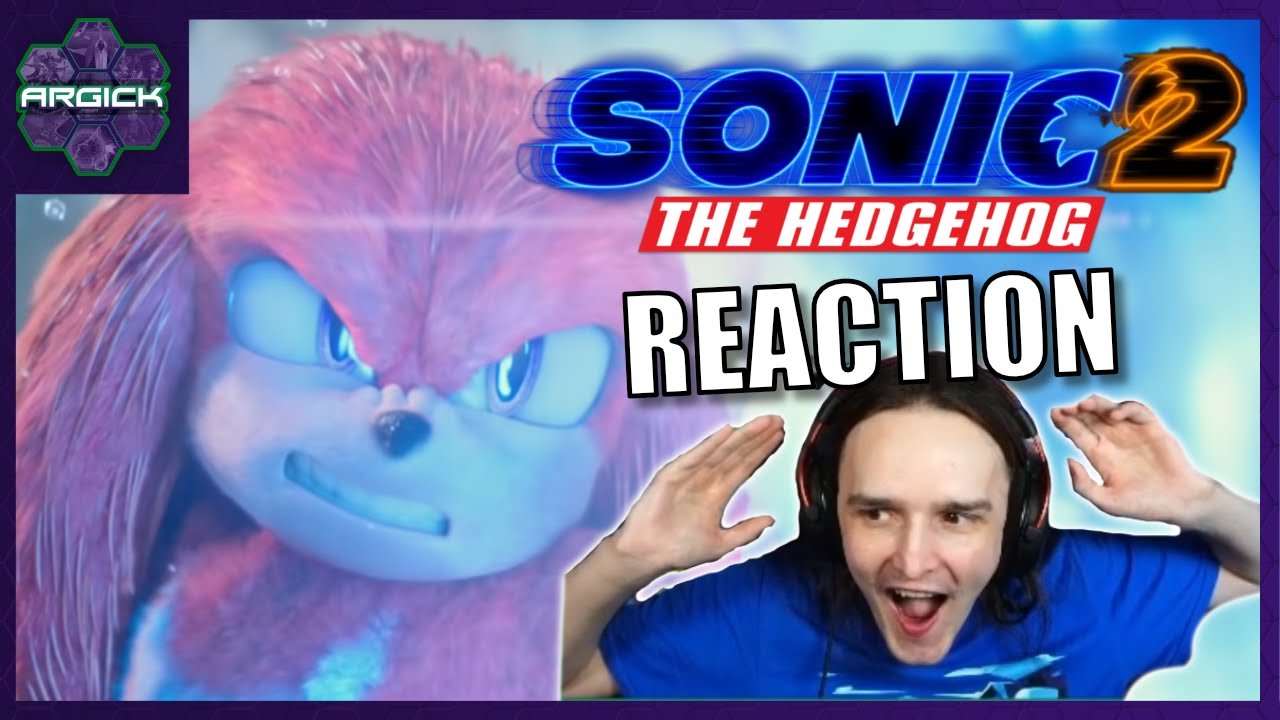 Sonic The Hedgehog 2 Movie Trailer Reaction - Tails & Knuckles HYPE ...