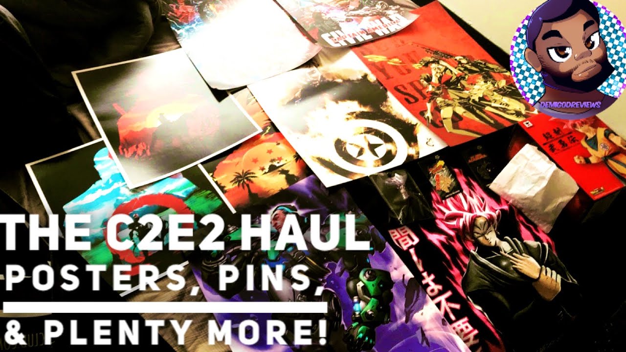 Hauls W/ DemiGod: C2E2 2020 Edition! l Poster, Pins, & Plenty More ...