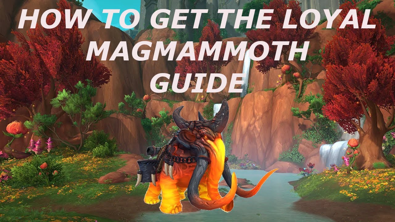 How to get the loyal magmammoth WOW [GUIDE] - YouTube