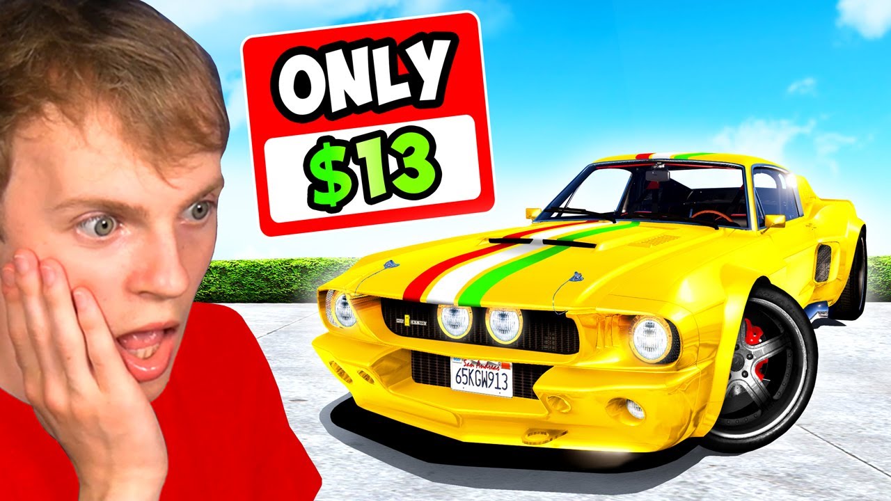 GTA 5 but EVERYTHING Costs $13 - YouTube