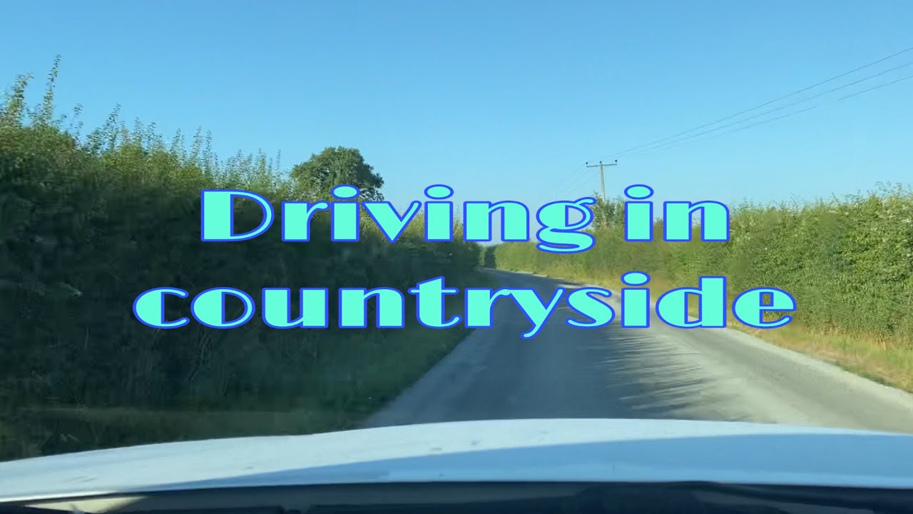 Driving in countryside - YouTube