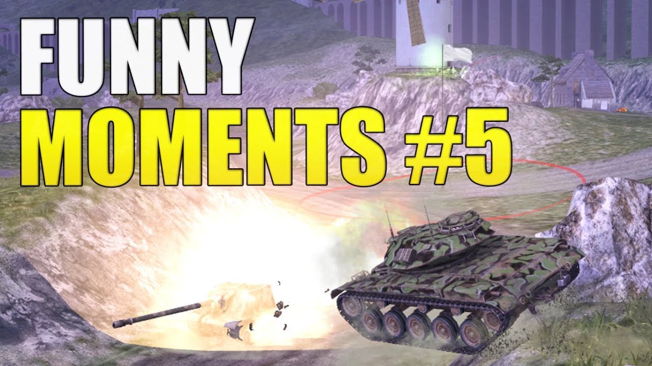 WORLD OF TANKS BLITZ FUNNY AND EPIC MOMENTS #5 - YouTube