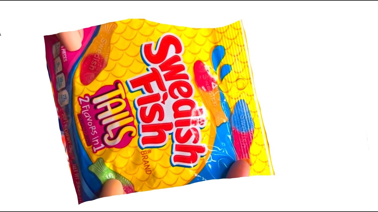 Candy ASMR | Opening Swedish Candy | Swedish Fish Tails | Satisfying ...