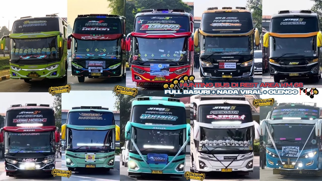 Hunting Bus di rest area km 68 | Full Basuri nada viral + cortas ...