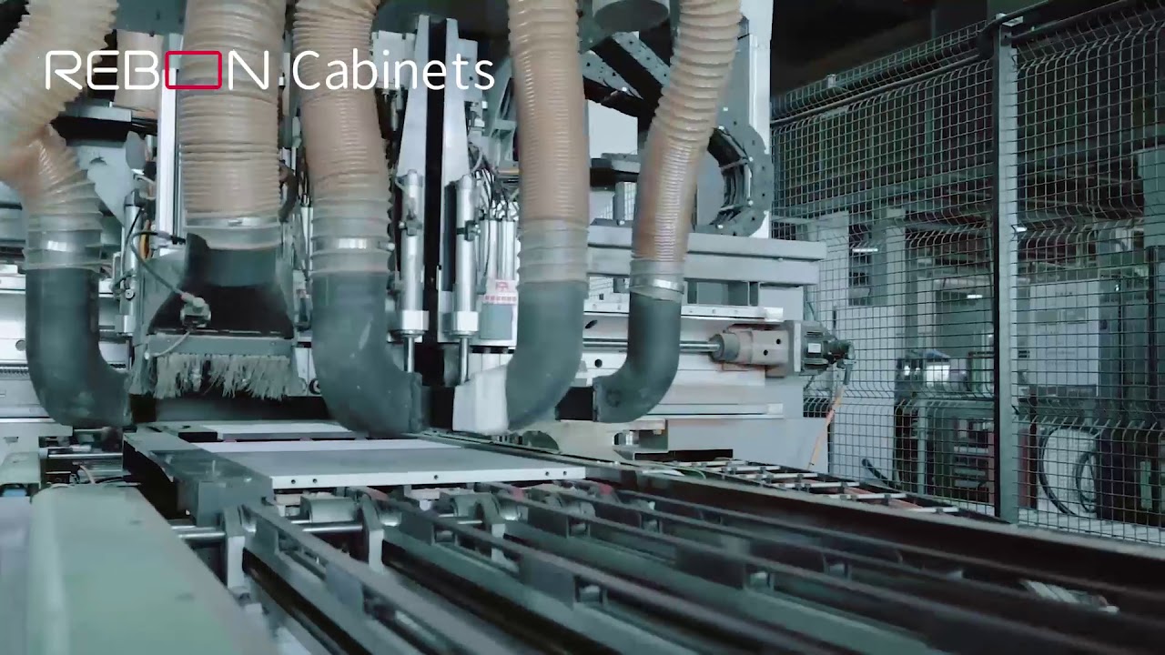 CNC Kitchen Cabinet Panel Drilling Machine - YouTube