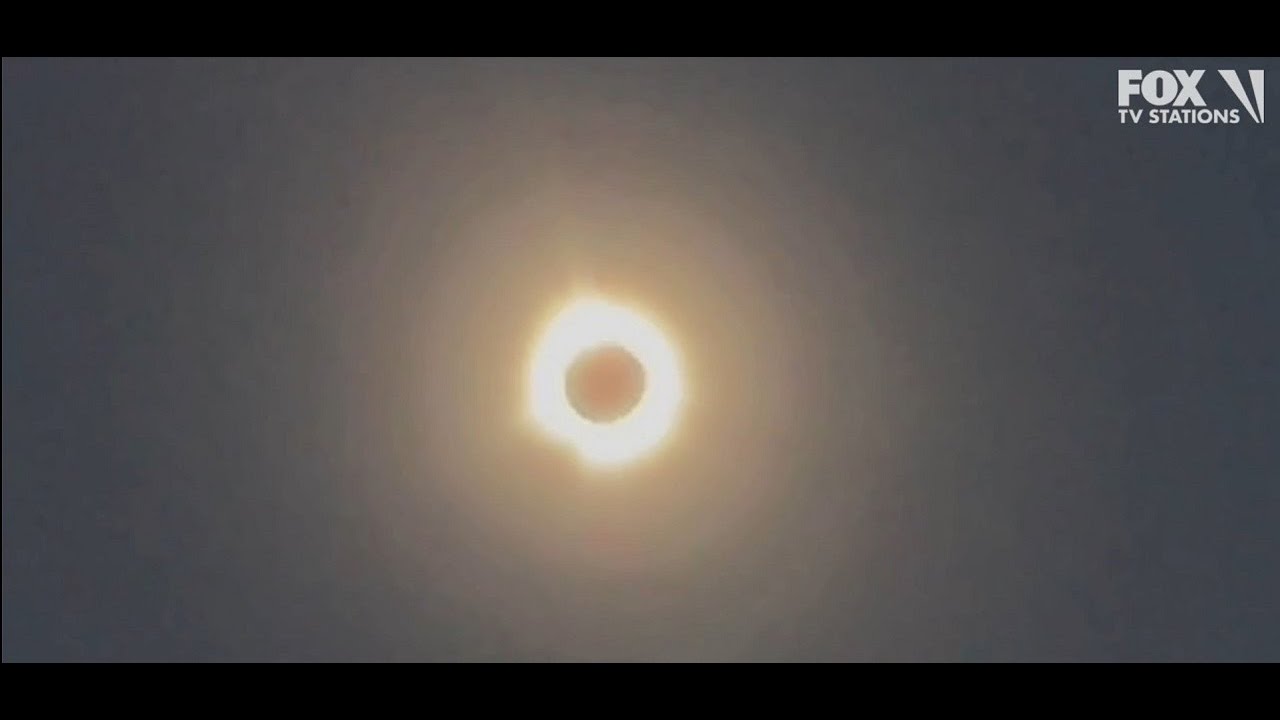 Timeline of solar eclipse in Indianapolis - YouTube