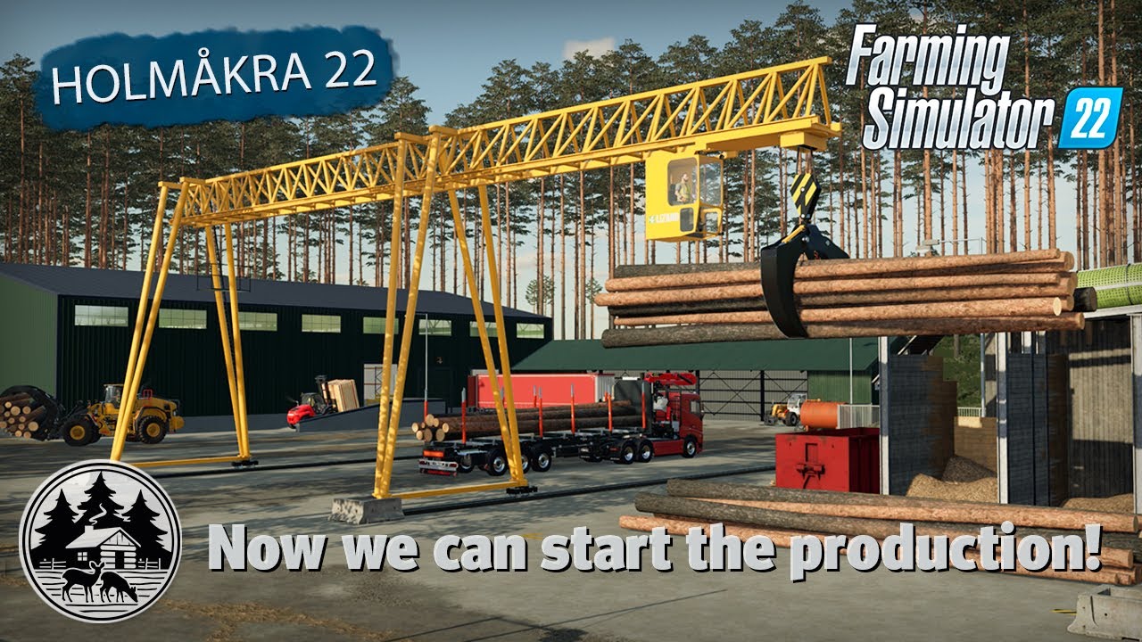 CLEARING LAND AND BUILDING OUR OWN SAWMILL! | FS22 | Forestry ...