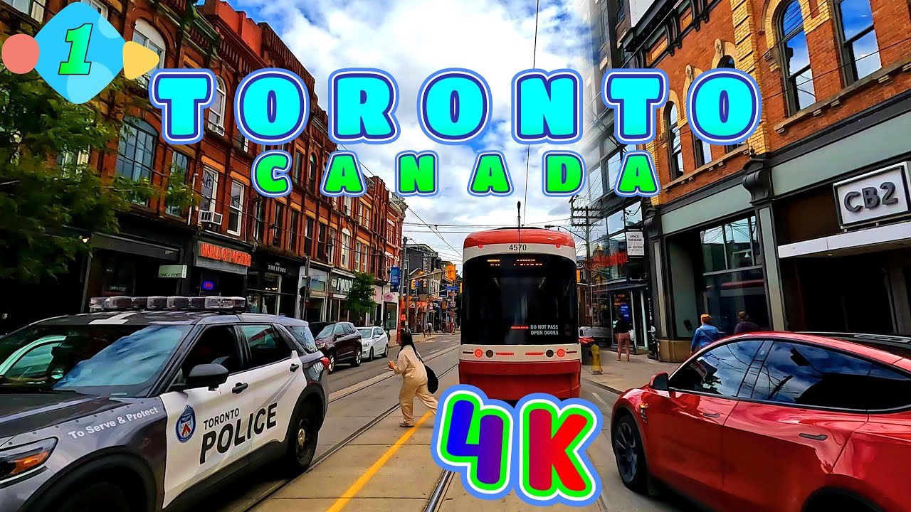 Toronto Drive Part 1/11, Largest City in Canada, 4K - UHD - YouTube