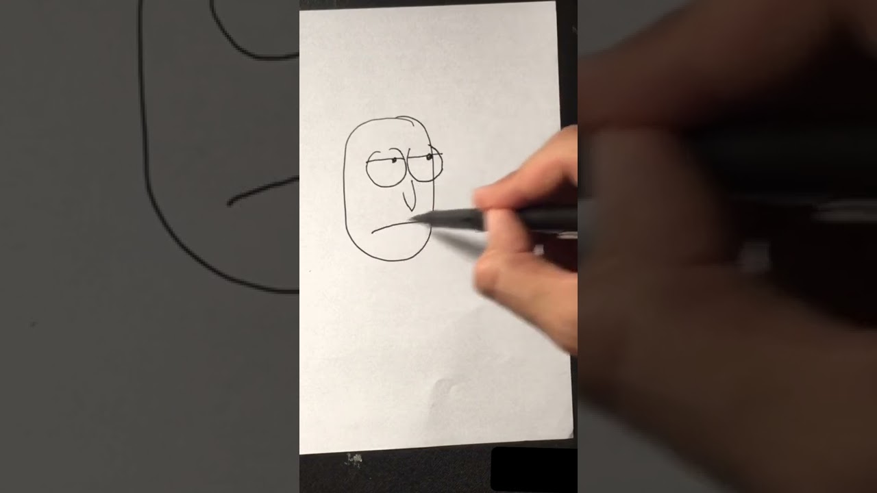 How to Draw Rick Sanchez (Easy) - YouTube