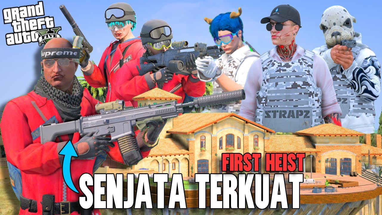 AKSI EPIC !! PERAMPOKAN SENJATA TERSAKIT MILIK MAFIA KEJAM !! - GTA 5 ...