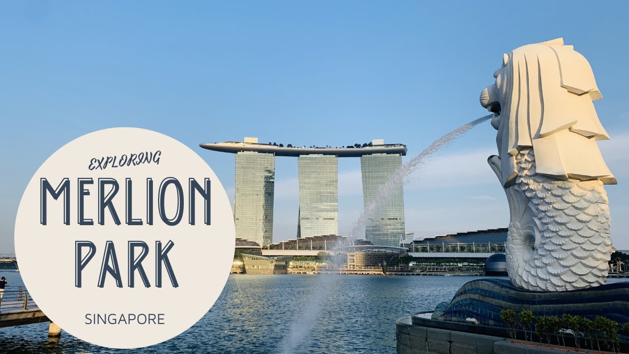 MERLION PARK l MERLION | SG TOURIST ATTRACTION | 鱼尾狮公园 | மெர்லியன் ...